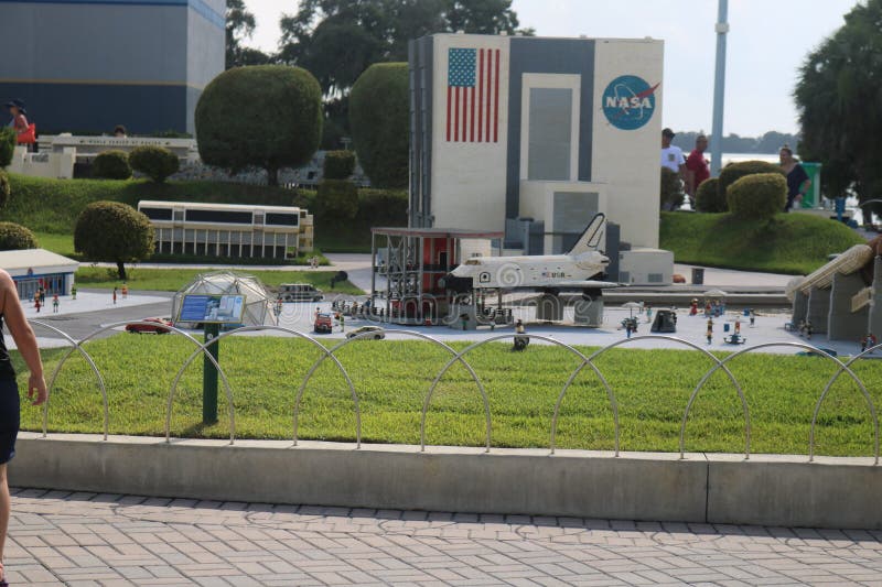 Lego nasa editorial stock photo. Image of legoland, display - 124334878