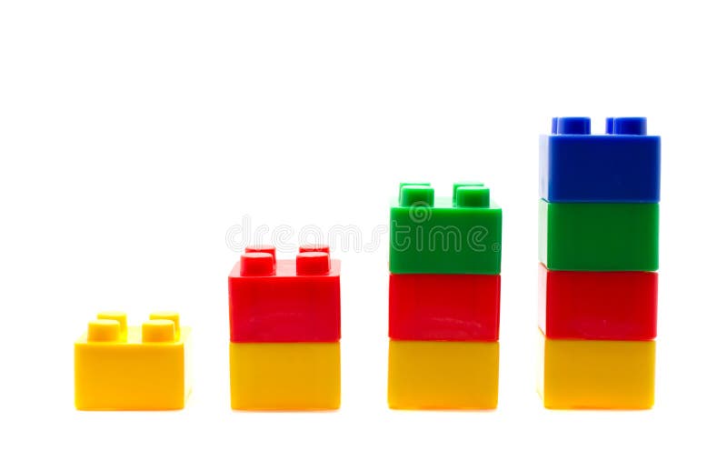De Bouwsteen Van Lego Plastic Stock Afbeelding - Image of kubus ...