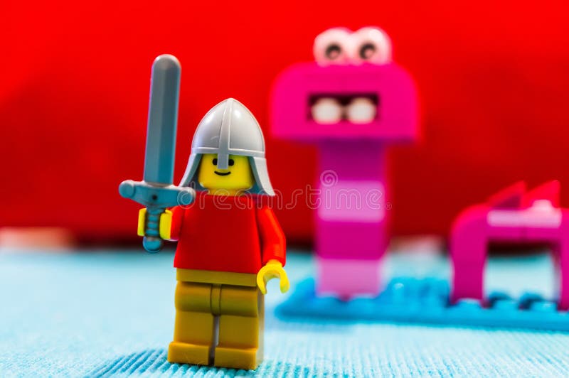 Lego riddare redaktionell arkivbild. Bild av pansar, brandmän - 82793407