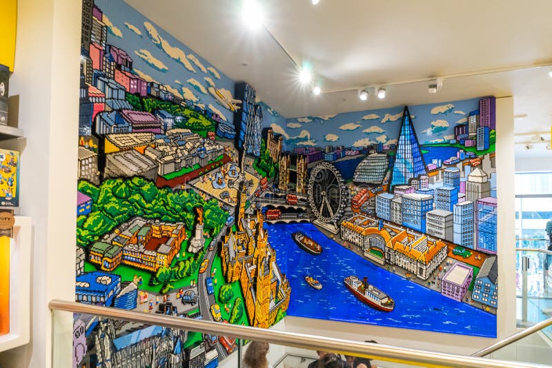 Lego Store in London, England, UK. Editorial Stock Image - Image of ...