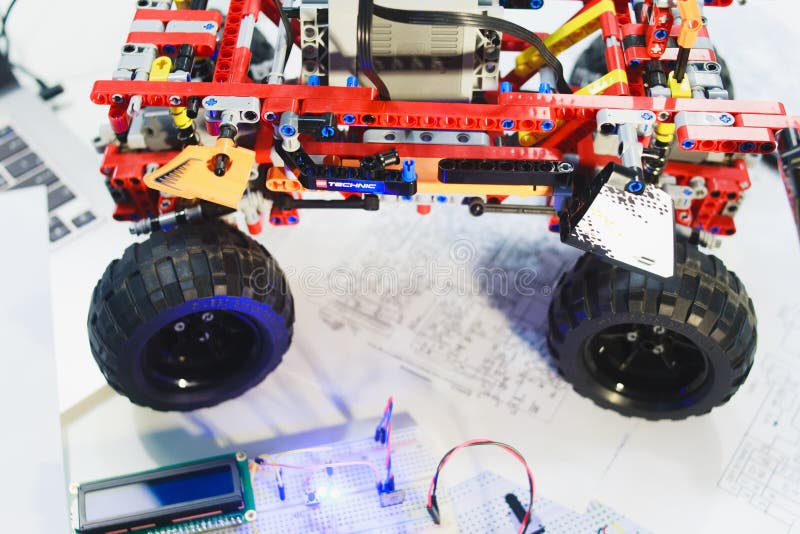 Lego Technic Constructor Mechatronics Breadboard Editorial Stock Photo ...