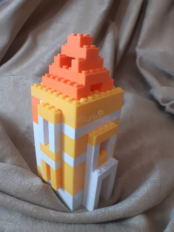 A lego tower stock photo. Image of lego, building, craft - 237374834