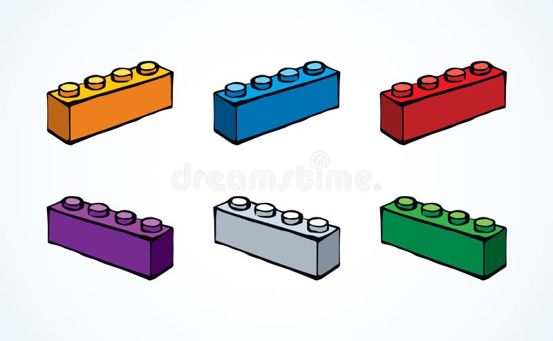Lego Vector Drawing Stock Illustrations – 966 Lego Vector Drawing Stock ...