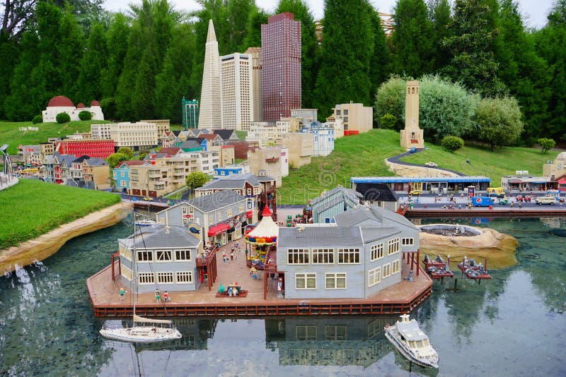 Legoland Florida Miniland USA Editorial Photo - Image of city, company ...