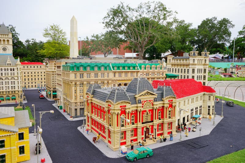 Legoland Florida Miniland USA Editorial Stock Image - Image of ...