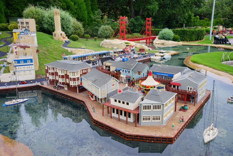 Legoland Florida Miniland USA Editorial Stock Photo - Image of fame ...