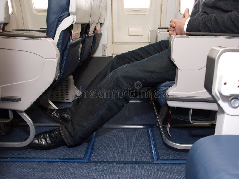 Legroom on airliner stock photo. Image of passengers - 13646900