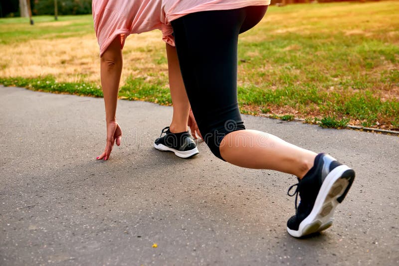 The Legs from the Back of a Running Woman Stock Photo - Image of person ...