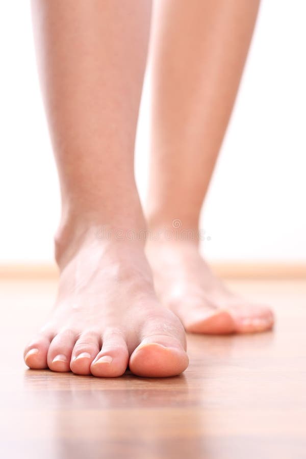 Legs Foot stepping closeup stock image. Image of metal - 22013503