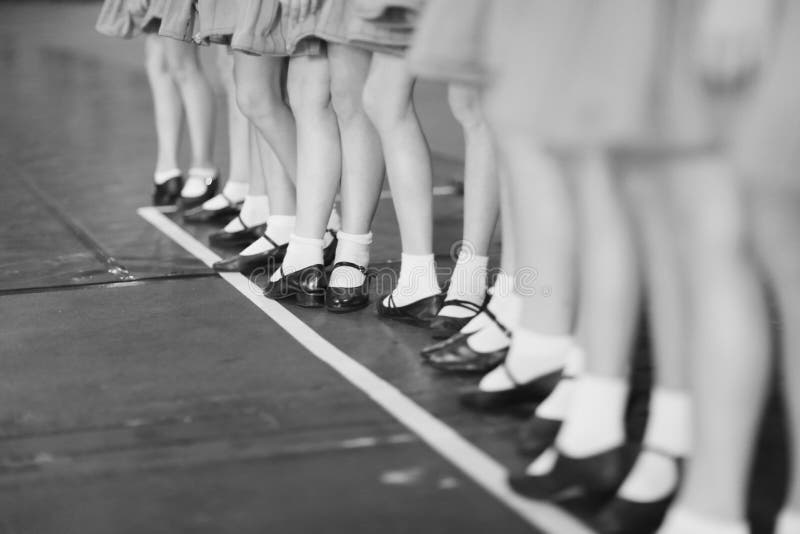 The Legs of the Girls Dance Group Stock Image - Image of concert, shoes ...