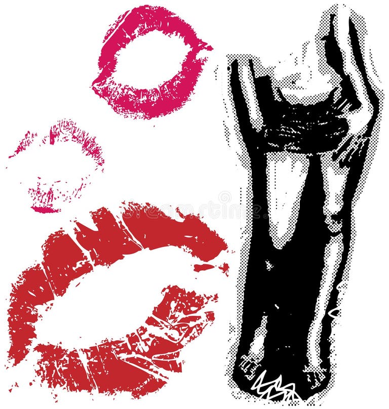Kiss Marks Vector Set Stock Illustrations – 17 Kiss Marks Vector Set ...