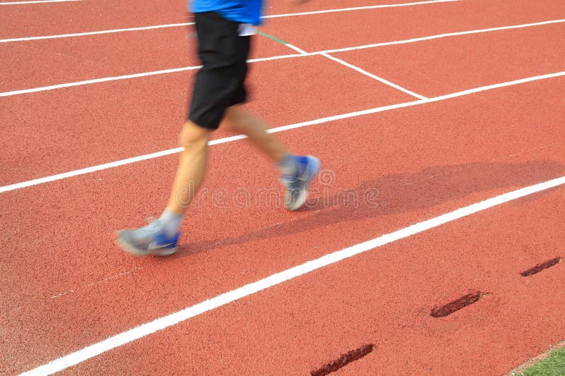 Legs of a Long Distance Runne Stock Photo - Image of movement, motion ...