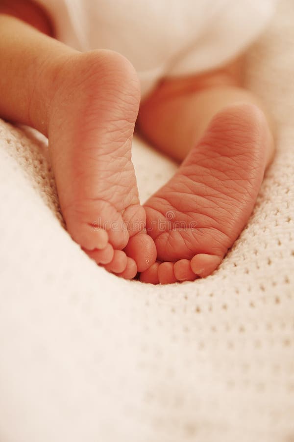 Legs Cute Newborn Little Baby Stock Photo - Image of finger, life: 35747858