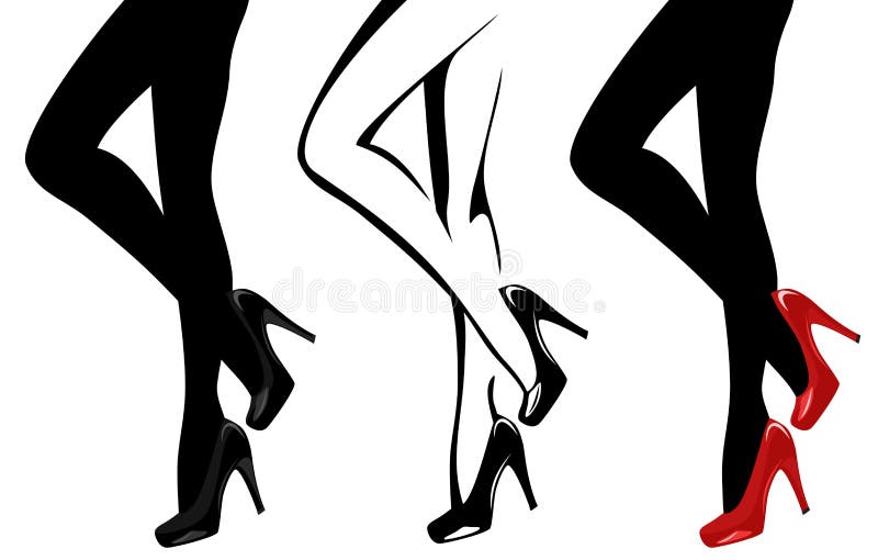 Legs vector stock vector. Illustration of monochrome - 22790840