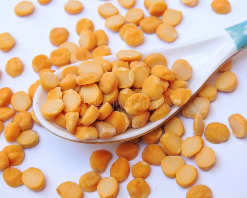 Split Chickpea Also Know As Chana Dal, Dried Chickpea Lentils or Toor ...