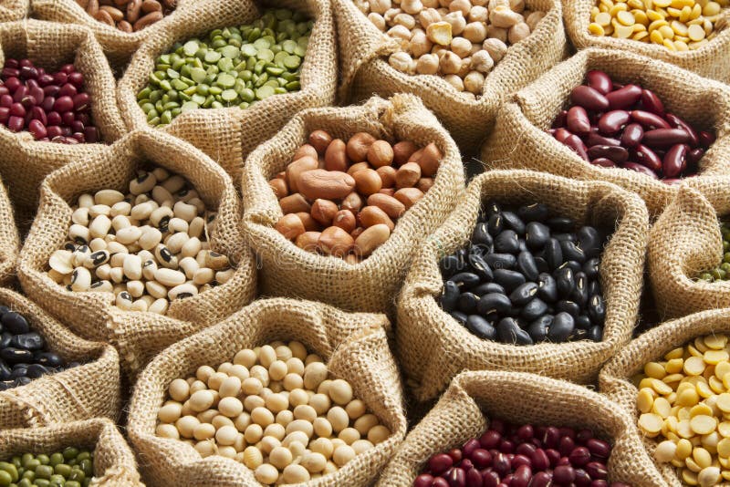 Grains beans legumes seed stock image. Image of harvest - 85589969