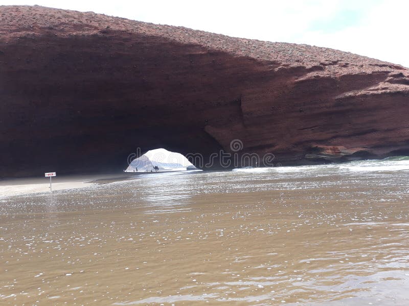 Legzira beach , Morocco stock image. Image of sand, coast - 184348449