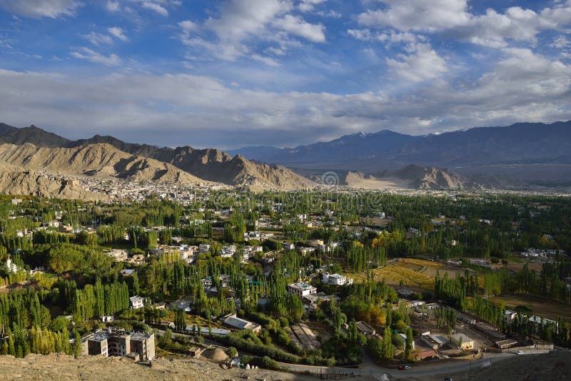 Leh City stock photo. Image of landscape, journey, nature - 74584438