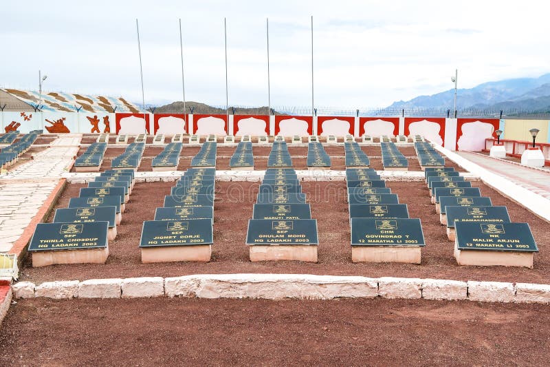LEH, INDIA - JUNE 27, 2018:: Hall of Fame, War Memorial in Leh, India ... LEH, INDIA - JUNE 27, 2018:: Hall of Fame, War Memorial in Leh, India ...