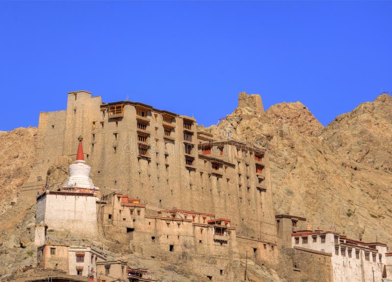 Leh palace stock image. Image of mountain, royal, king - 27320859