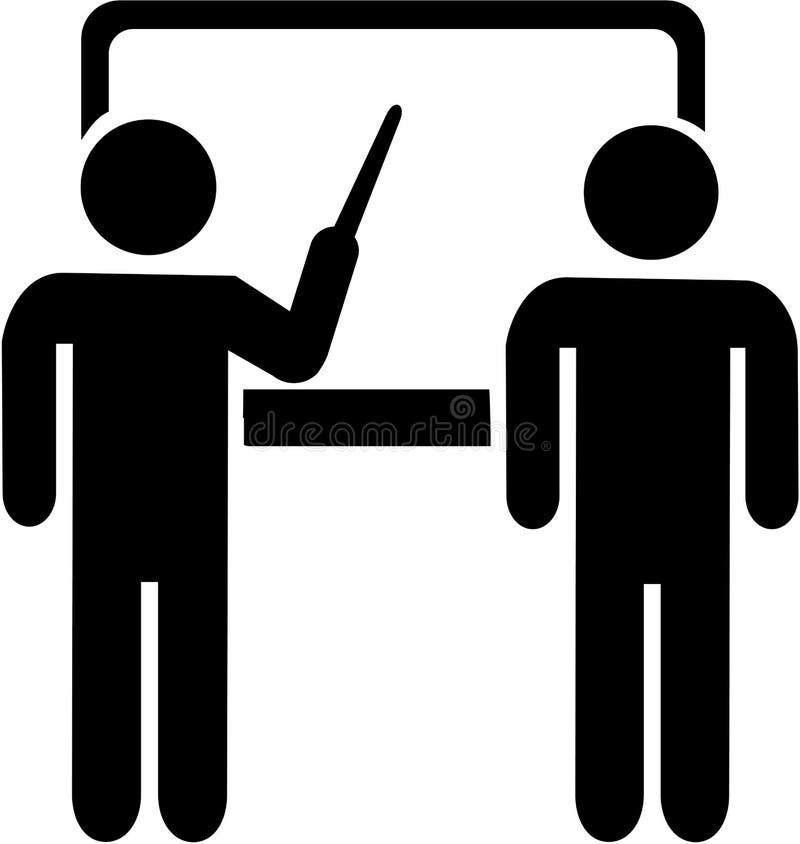 Lehrer Icon Vector Male Person Profile Avatar Mit Einem Buch in Der ...