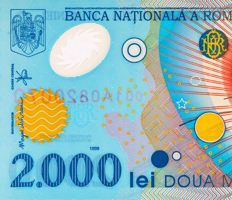 2000 Lei Romania, 1999 with a Simplified Solar System and a Solar ...