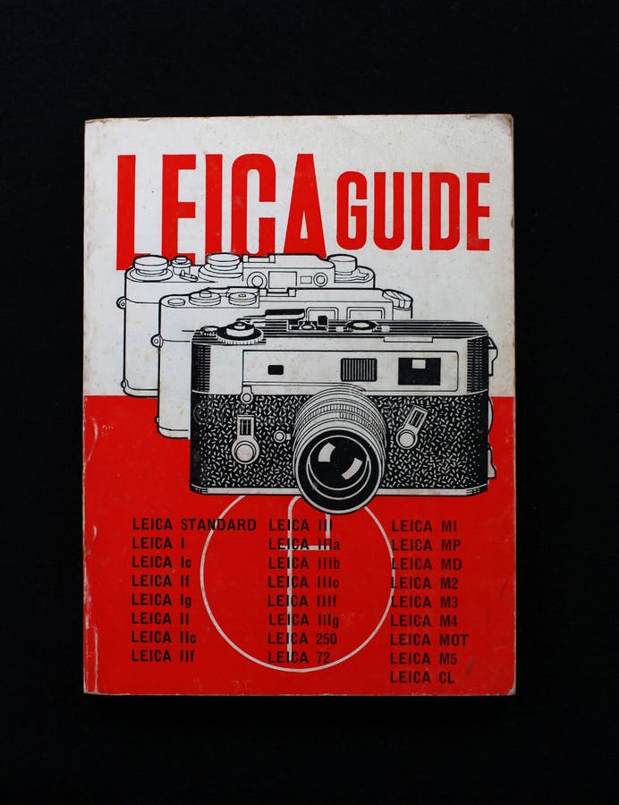 The Leica Guide Booklet. editorial photo. Image of earliest - 204617856