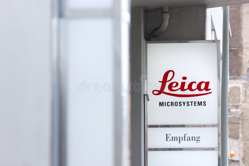 Leica Microsystems Sign Wetzlar Germany Editorial Photography - Image ...