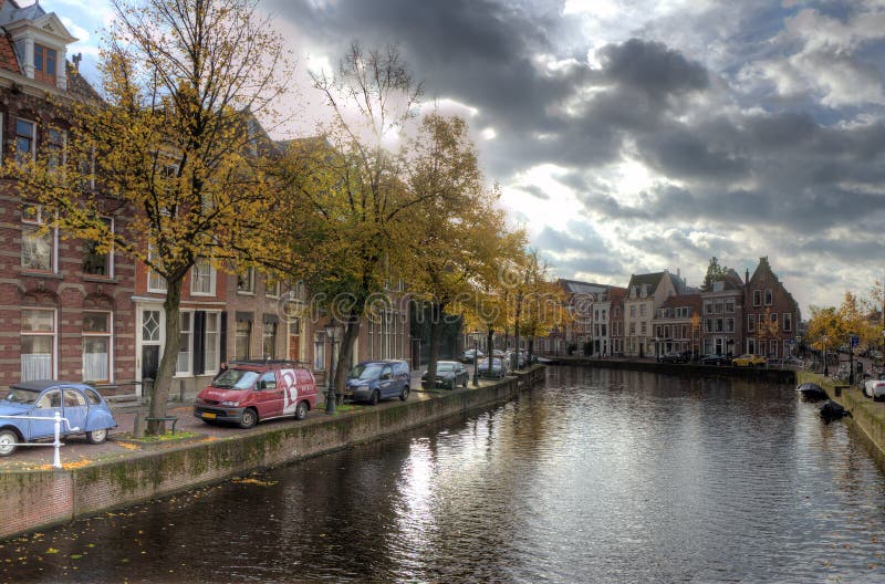 Leida fotografia editoriale. Immagine di canale, leida - 34896362