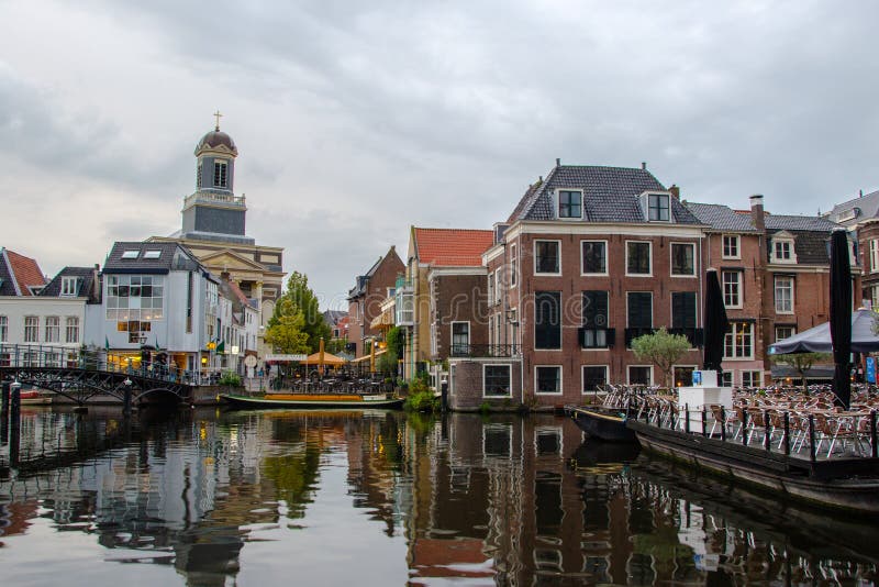 Leiden editorial image. Image of city, church, historic - 59790600