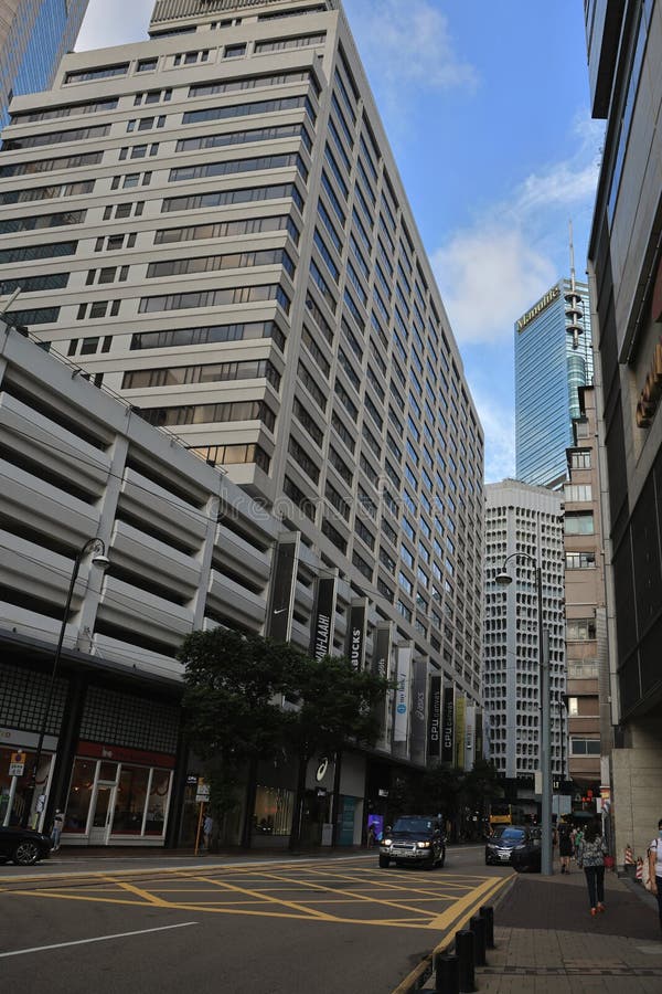 The Leighton Road at Day Time, Causeway Bay, Hk 14 Oct 2021 Editorial ...