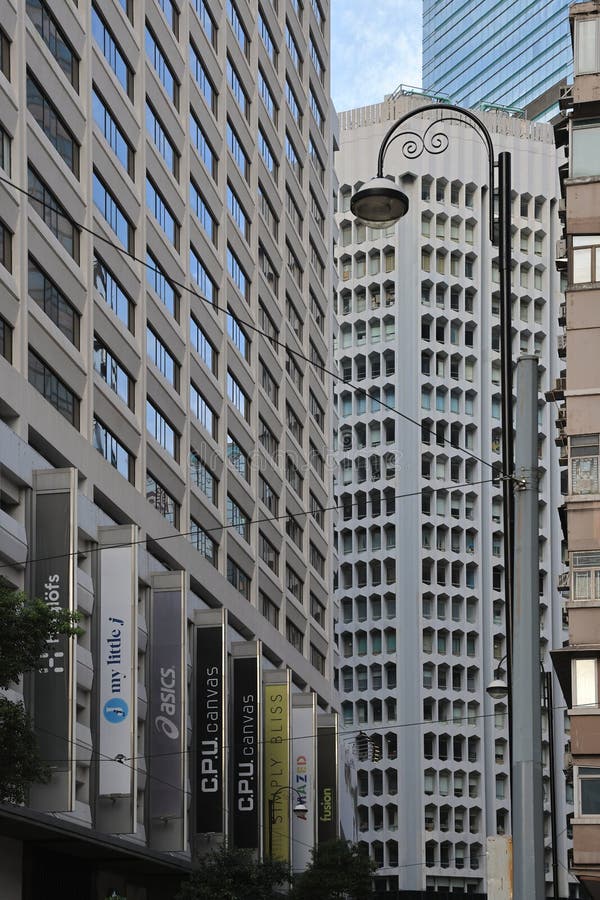 The Leighton Road at Day Time, Causeway Bay, Hk 14 Oct 2021 Editorial ...