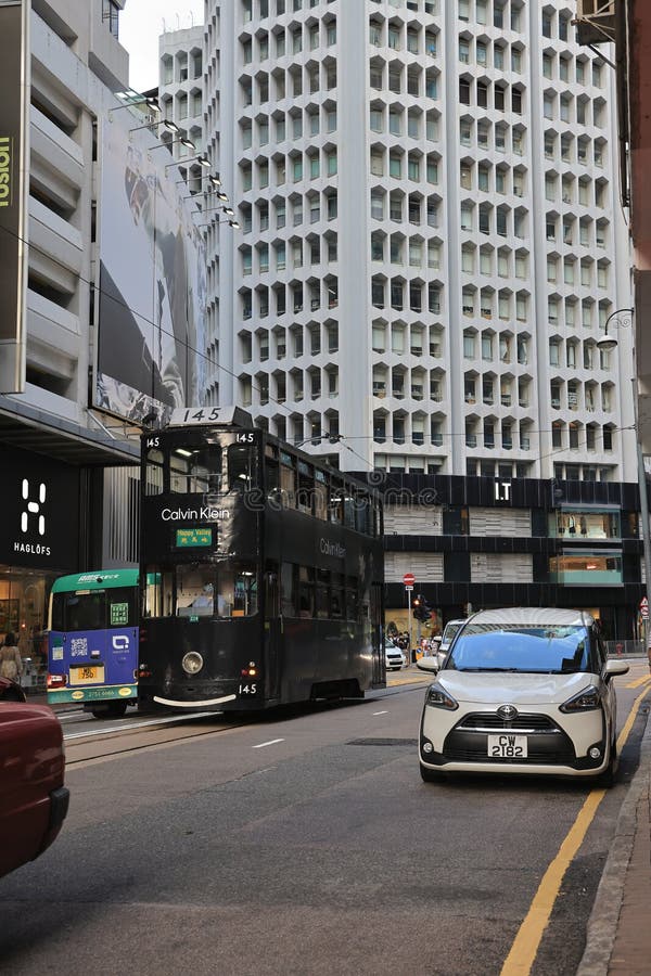 The Leighton Road at Day Time, Causeway Bay, Hk 14 Oct 2021 Editorial ...