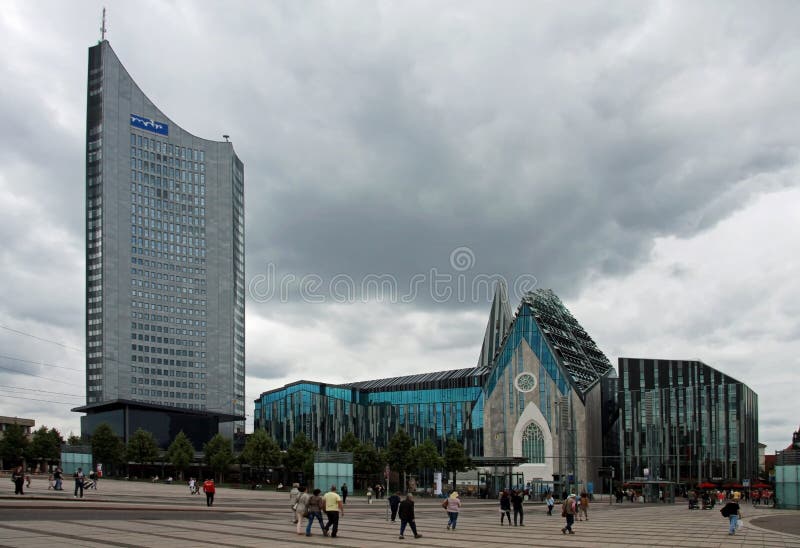 Leipzig - Augustusplatz editorial photography. Image of history - 25942072