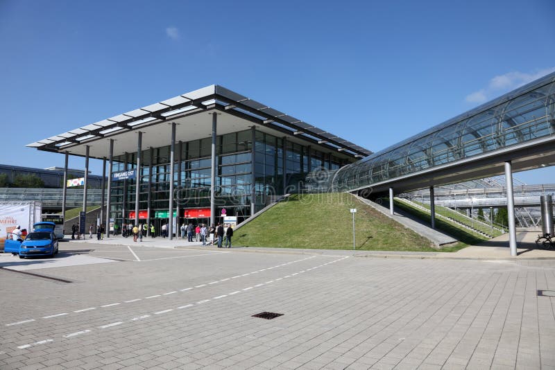 Leipzig Trade Fair Building. Saxony, Germany Editorial Photography ...