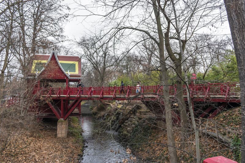 Leipzig Zoo Asiatic Continent Section Editorial Photo - Image of house ...