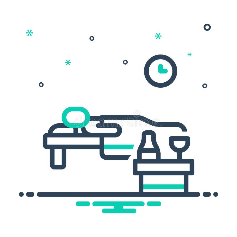 Mix Icon for Leisure, Free Time and Bedroom Stock Vector - Illustration ...