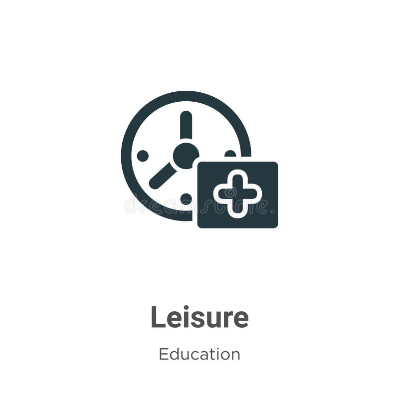 Leisure Vector Icon on White Background. Flat Vector Leisure Icon ...