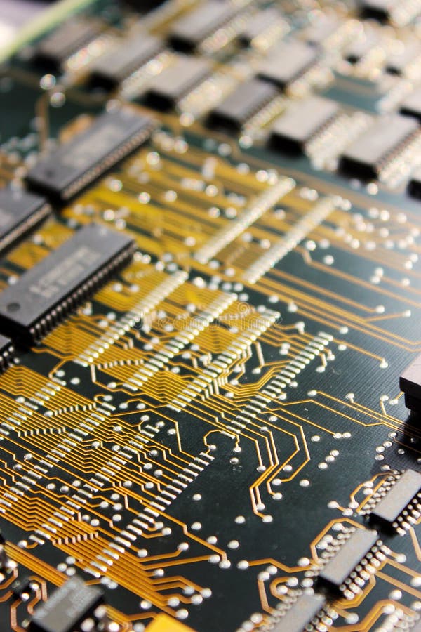 Leiterplatten stockbild. Bild von kopf, nahaufnahme, computer - 602337