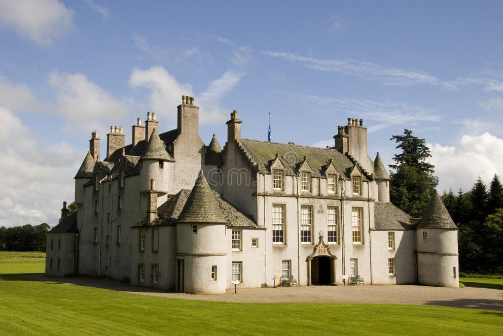 Leith Hall Castle stock photo. Image of slate, stately - 3019954