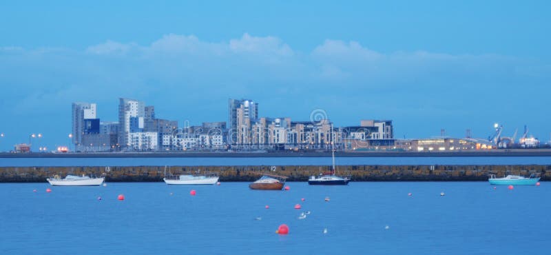 Leith Harbour - Edinburgh, Scotland Stock Image - Image of sunny ...