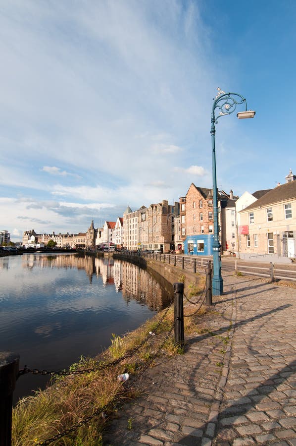 Leith Harbour - Edinburgh, Scotland Stock Image - Image of sunny ...