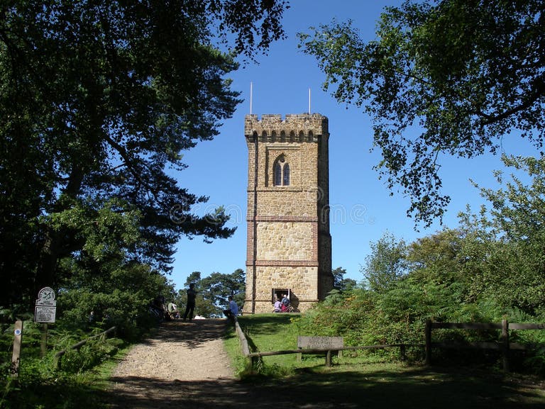 Leith Hill Tower stock photo. Image of hill, ancient - 25170156