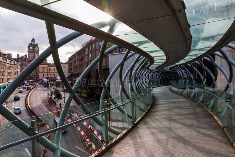 Leith Street Bridge In Edinburgh Redaktionelles Foto - Bild von ...