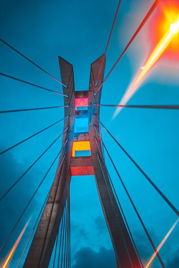 Lekki-Ikoyi Link Bridge stock image. Image of lekki - 191604359