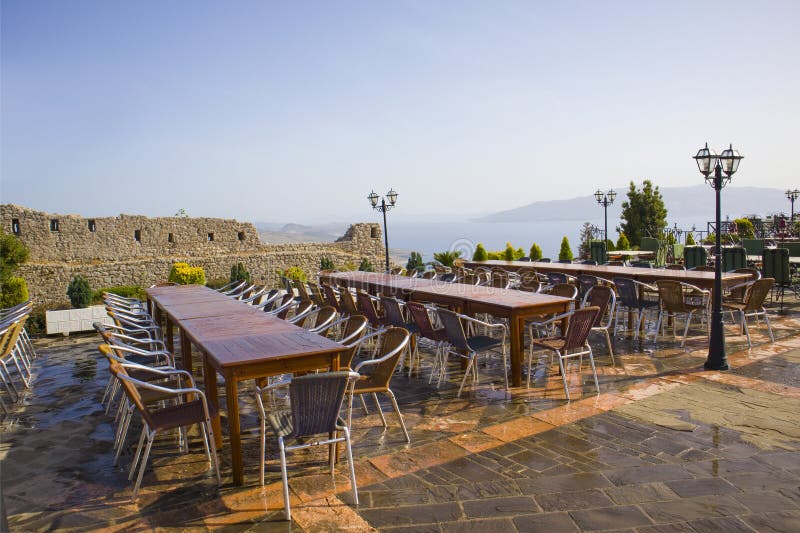 Lekursi Castle in Saranda, Albania Stock Photo - Image of landscape ...