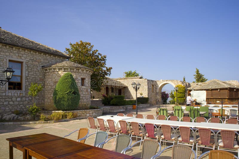 Lekursi Castle in Saranda, Albania Stock Photo - Image of castle, break ...