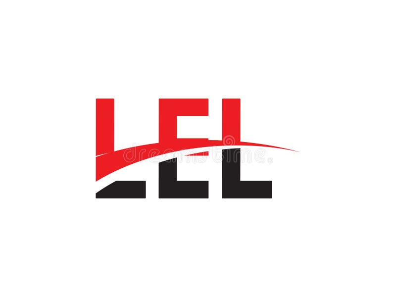 LEL Letter Initial Logo Design Stock Vector - Illustration of company ...