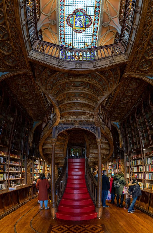 Lello Bookstore Books editorial image. Image of wooden - 206947575