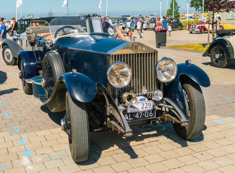 Rolls Royce Oldtimer at the Annual National Oldtimer Day in Lelystad ...